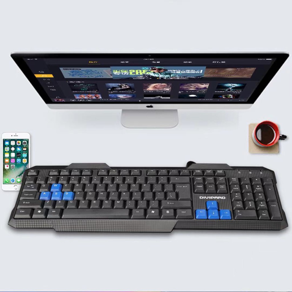 USB D330 wired keyboard desktop laptop universal | Shopee Philippines