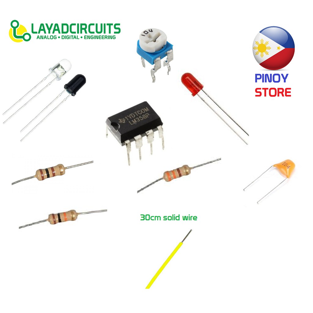 Infrared sensor kit reflective through beam sensor LM358 for Arduino ...