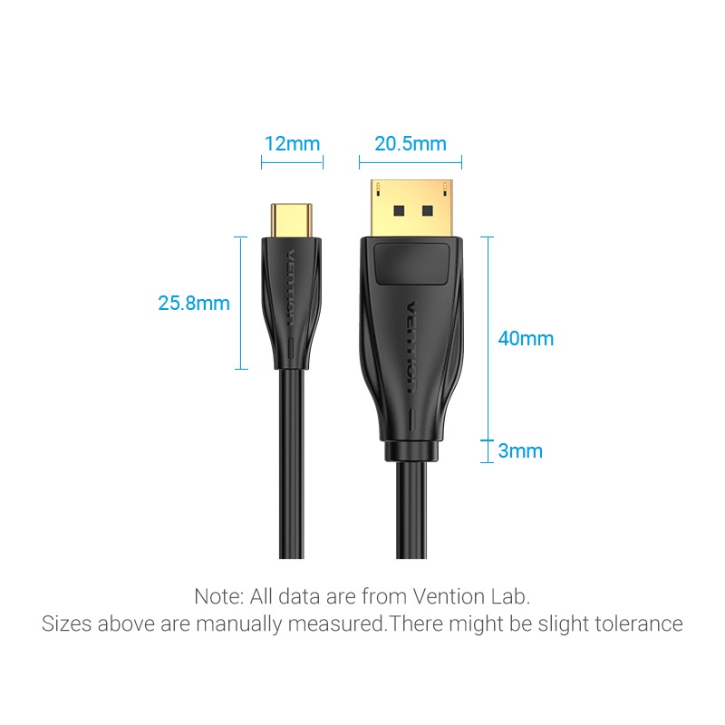 Vention USB C to DP Cable 4K 60HZ UHD for Phone TV iPad Pro Samsung ...
