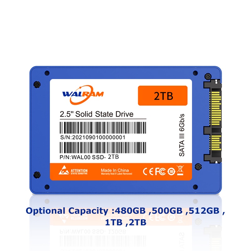 WALRAM 2TB SSD Sata3 Hard Disk 480GB 512GB 1TB 2.5" Internal Hdd Solid ...