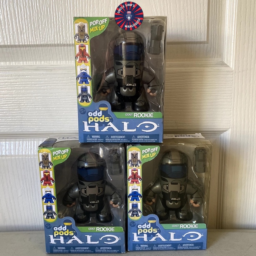Halo Spartan Soldier ODST Rookie Odd Pods Sealed New McFarlane ...