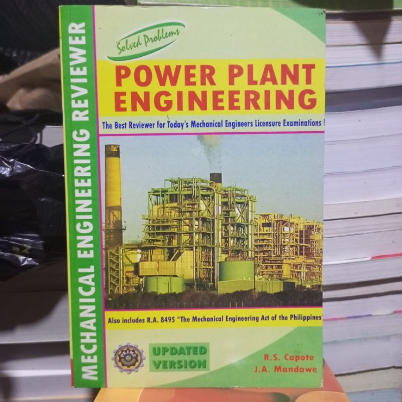 POWER PLANT ENGINEERING REVIEWER BY Capote | Shopee Philippines
