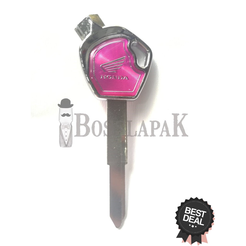 Key Duplicate keyblank Motorcycle honda revo beat street supra pink ...