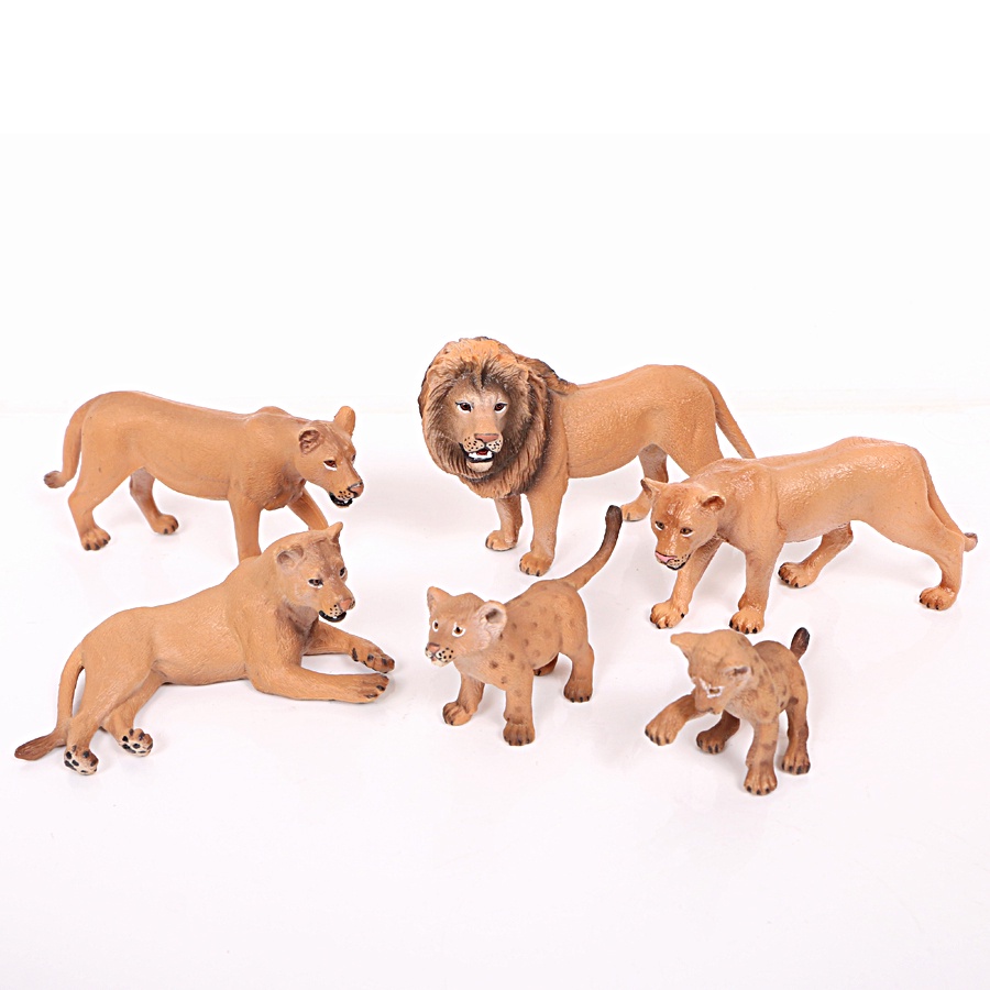 Realistic Lion Figure Family,Lions Action Toy Figures King Lion ...
