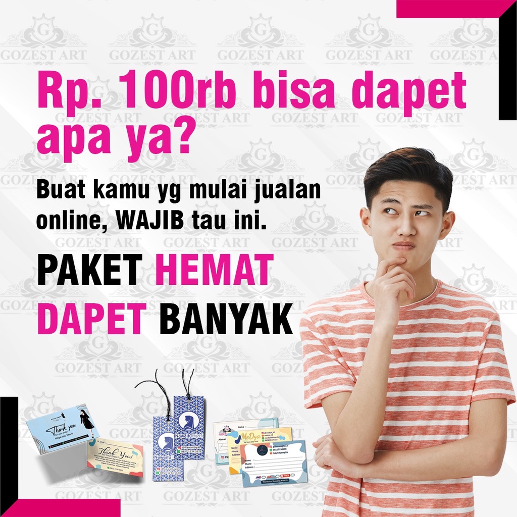 100k SAVINGS PACKAGE shipping stickers, online shop stickers, hangtag ...