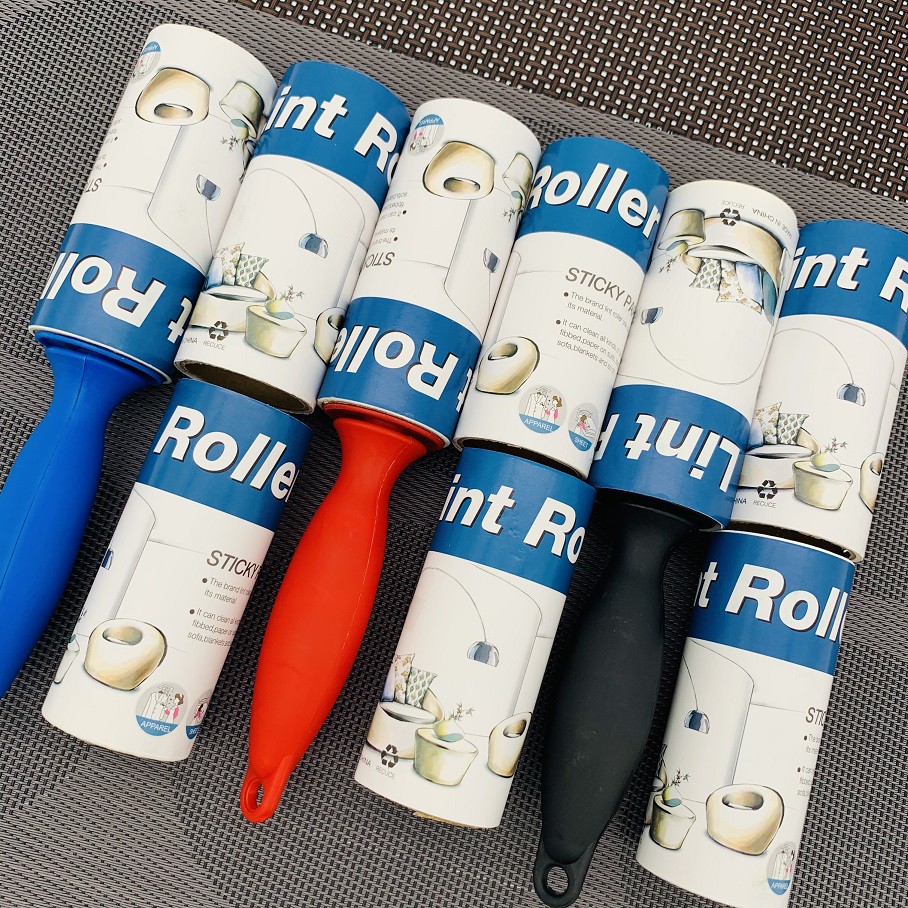 Lint toller with 2 Replace roller/ sticky paper dusto | Shopee Philippines