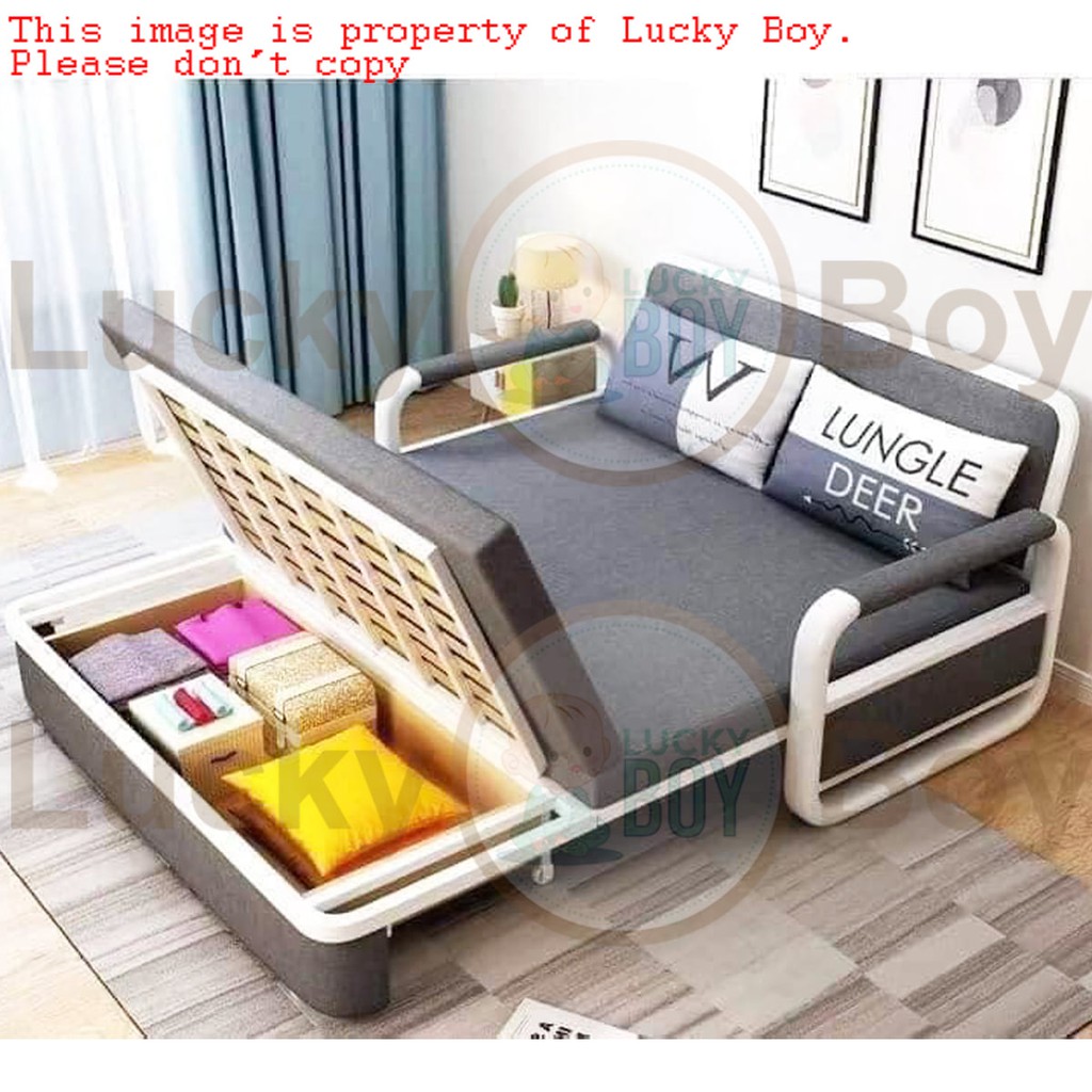 3 in 1 Multi Function Sofa Bed with Storage Function | Shopee Philippines