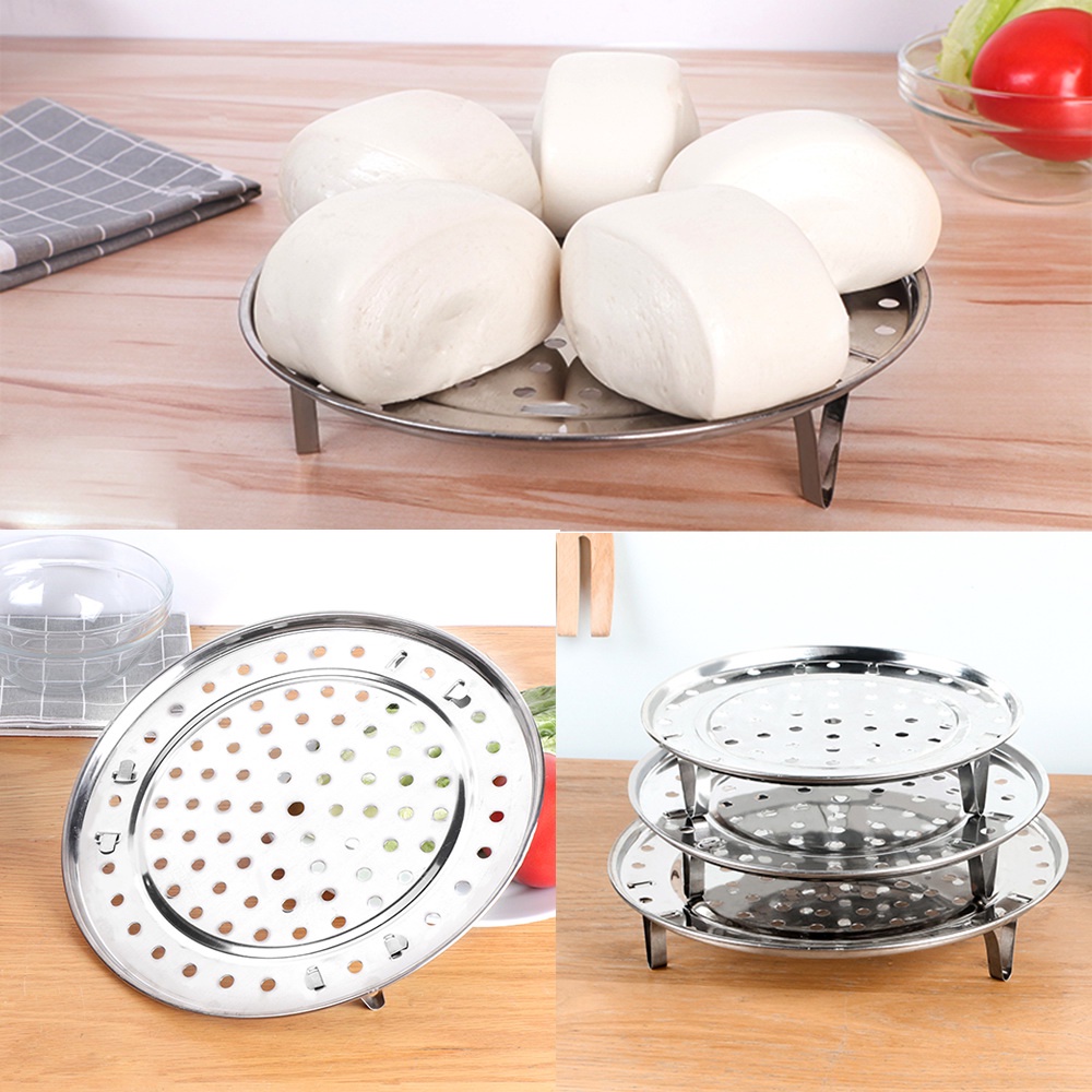 HILIFE Three Legged Cooking Tool Steamer Shelf for Food Steaming Baking ...