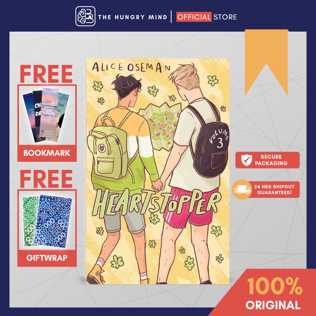 Heartstopper Volume 3 (ORIGINAL) by Alice Oseman (PB) Romance Books ...