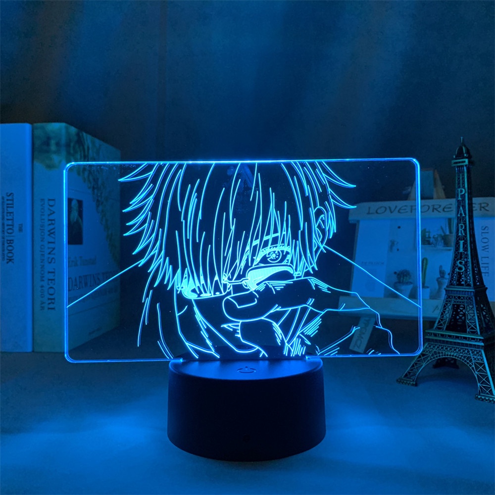 Jujutsu Kaisen Night Light Figure Satoru Gojo Colorful Colors Changing ...
