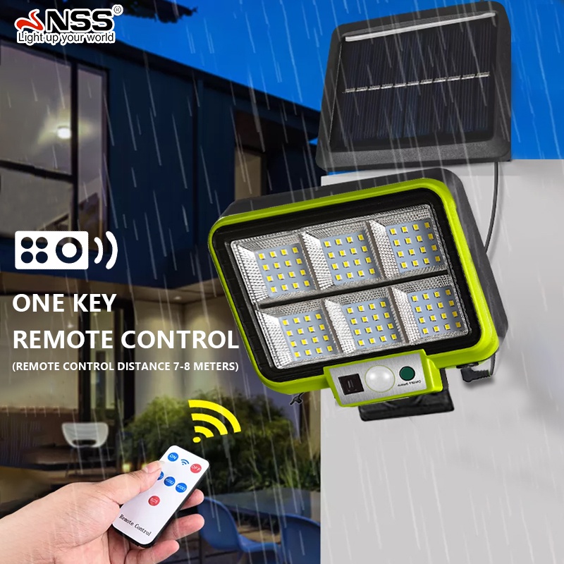 NSS Solar Light Outdoor Wall Light Led Motion Sensor Waterproof Street ...