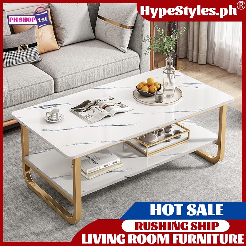 COD️ 2-Tier Modern Wooden Veneer Table Beside Sofa Tea table TATAMI ...