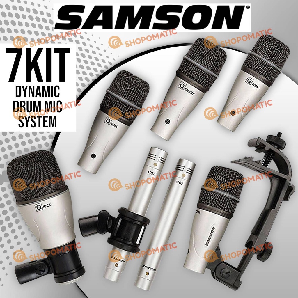 🟧 LATEST 7KIT DRUMSET KIT SAMSON 7KIT DRUM SET 🟧 | Shopee Philippines