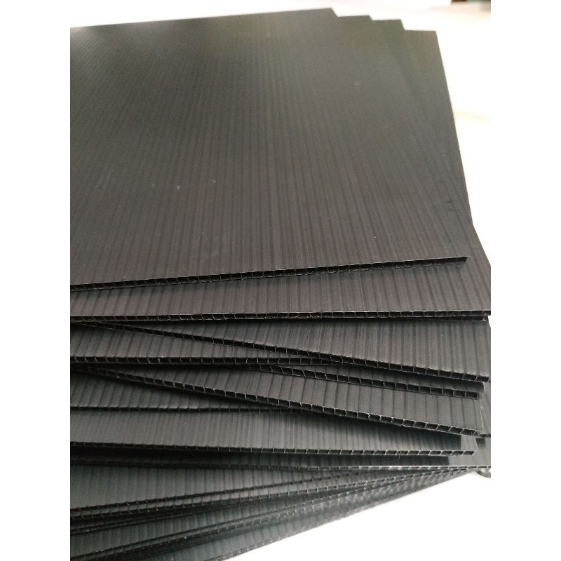 Cut-size CORRUGATED Plastic Black 3mm | Shopee Philippines