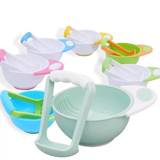Mash And Serve Bowl Baby Food Masher Grinding Bowl | Shopee Philippines