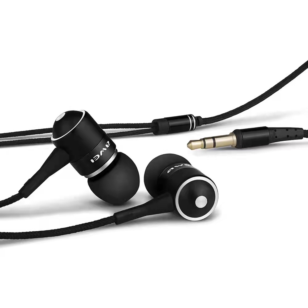 Awei ES-Q3 Super Bass Earbuds Wired Earphone Headset Noise Isolation ...