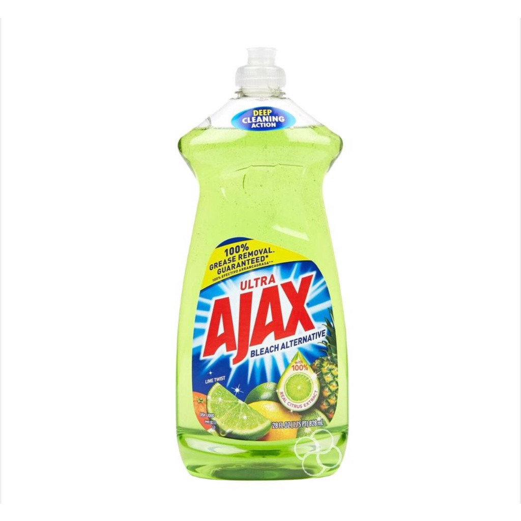 Ajax Ultra Vinegar & Lime Dishwashing Liquid 828mL | Shopee Philippines