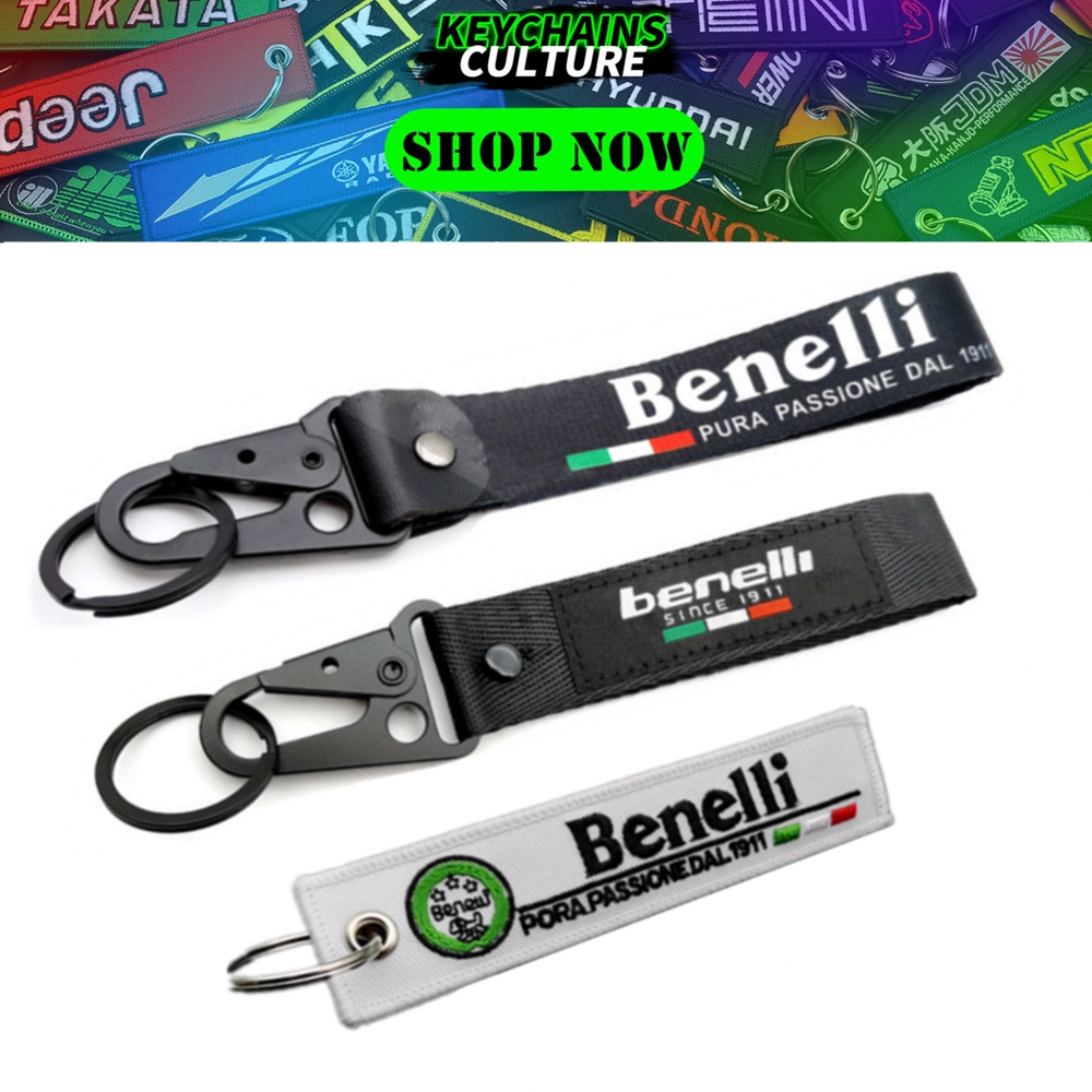 1 Pcs Benelli Motorcycle Embroidery Keychain Olecranon Cultural ...