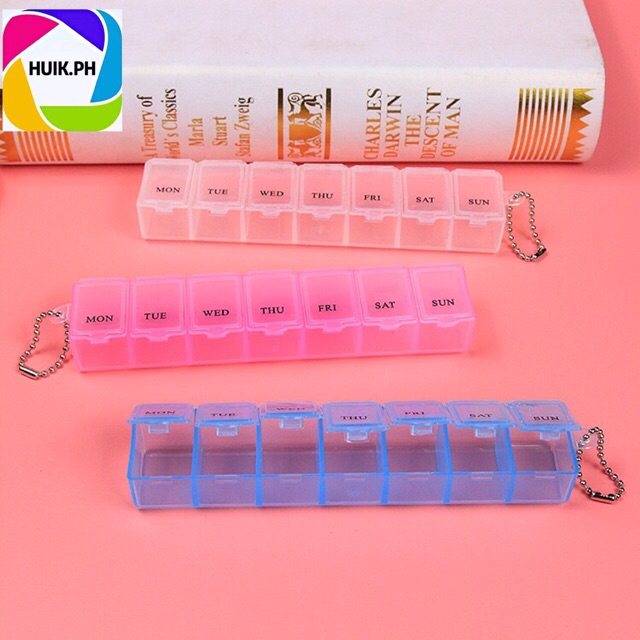 7days Medicine Compartment Weekly Tablet Pill Case | Shopee Philippines