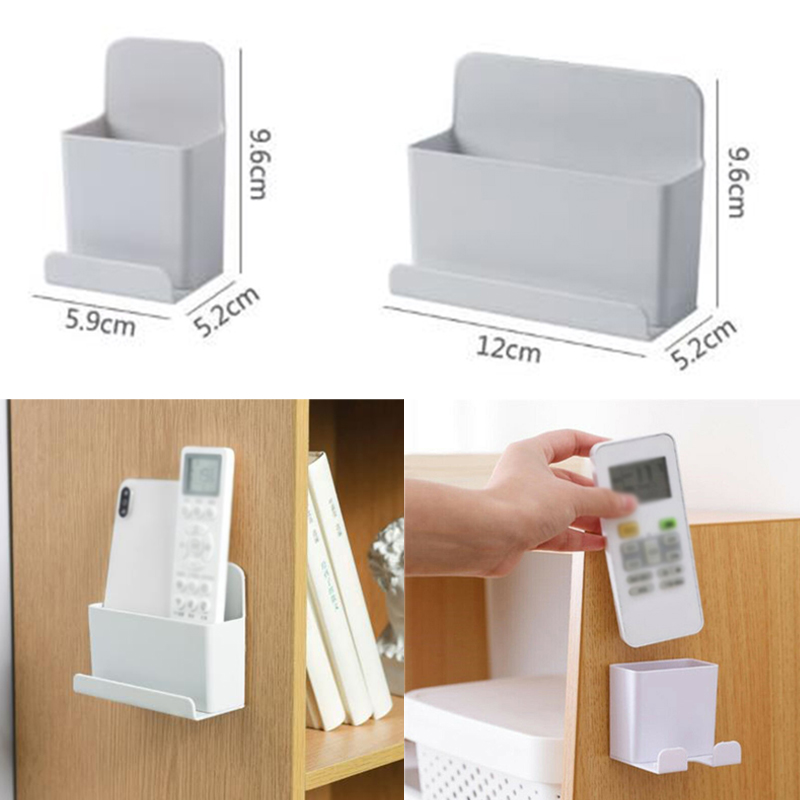 Remote Control Holder Self Adhesive Hook TV AC Remote Control Wall ...