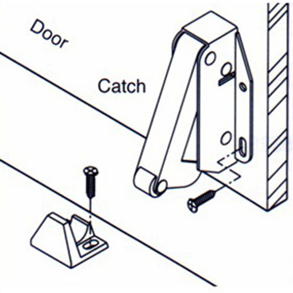 Touch Latch Automatic Spring Catch for Push To Open Door - 1PC | Shopee ...