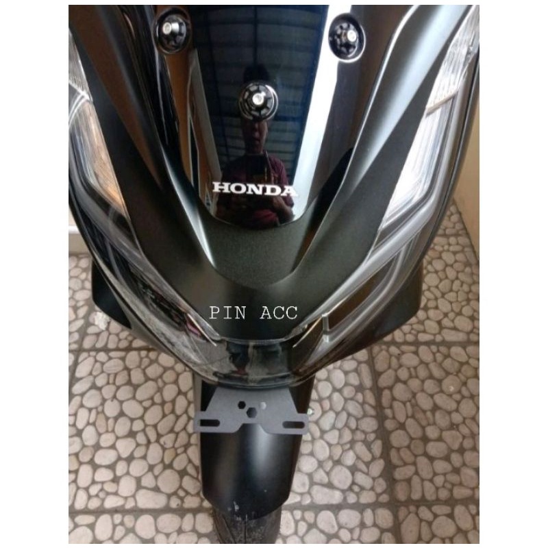 HONDA PCX 150 160 CC NUMBER PLATE HOLDER BREQUETTE / PCX 150/ PCX 160 ...