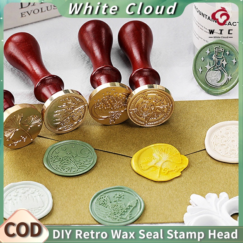 WTC* Retro Wax Seal Stamp Replace Copper Head Vintage Envelope Sealing ...