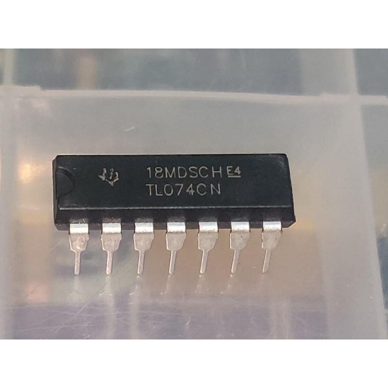 TL074CN Quad 30-V, 3MHz J-Fet op amp (Texas instruments) | Shopee Philippines