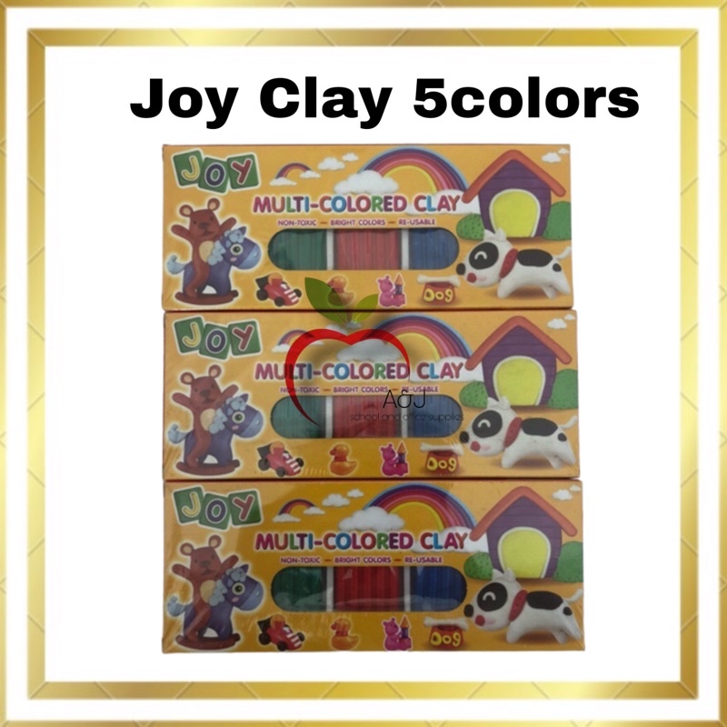 Joy Clay 5colors SCL3005 Made in Thailand | Shopee Philippines