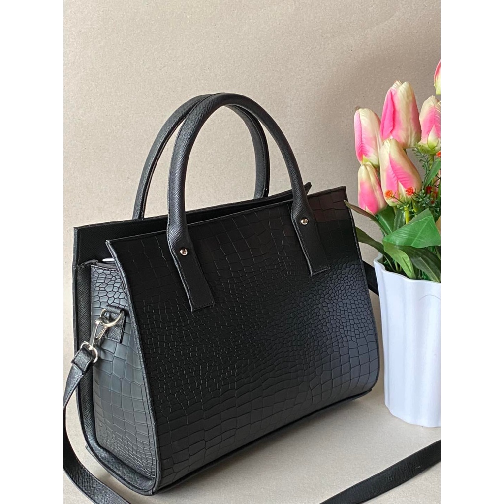 Marikina Bags Rachel Handbag Crossbody Sling bag in Croc Material ...