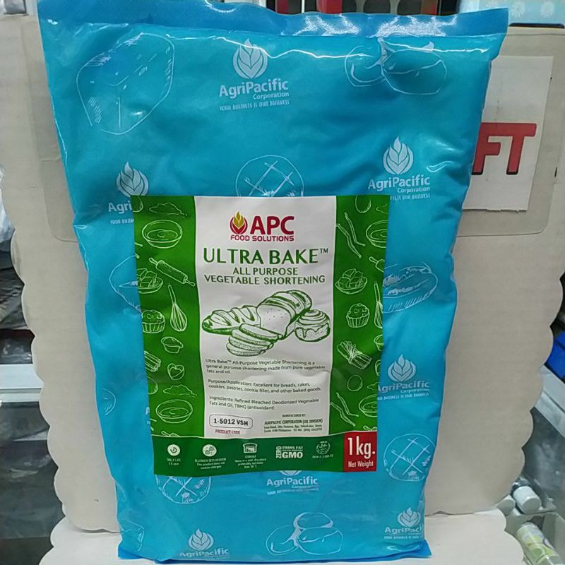 Ultra Bake All Purpose Vegetable Shortening 1kg | Shopee Philippines