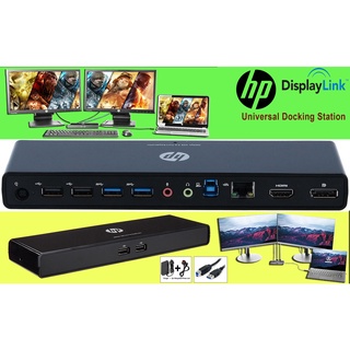 HP DisplayLink 3005PR HSTNN-IX06 USB3.0 Docking Station Dock Universal ...