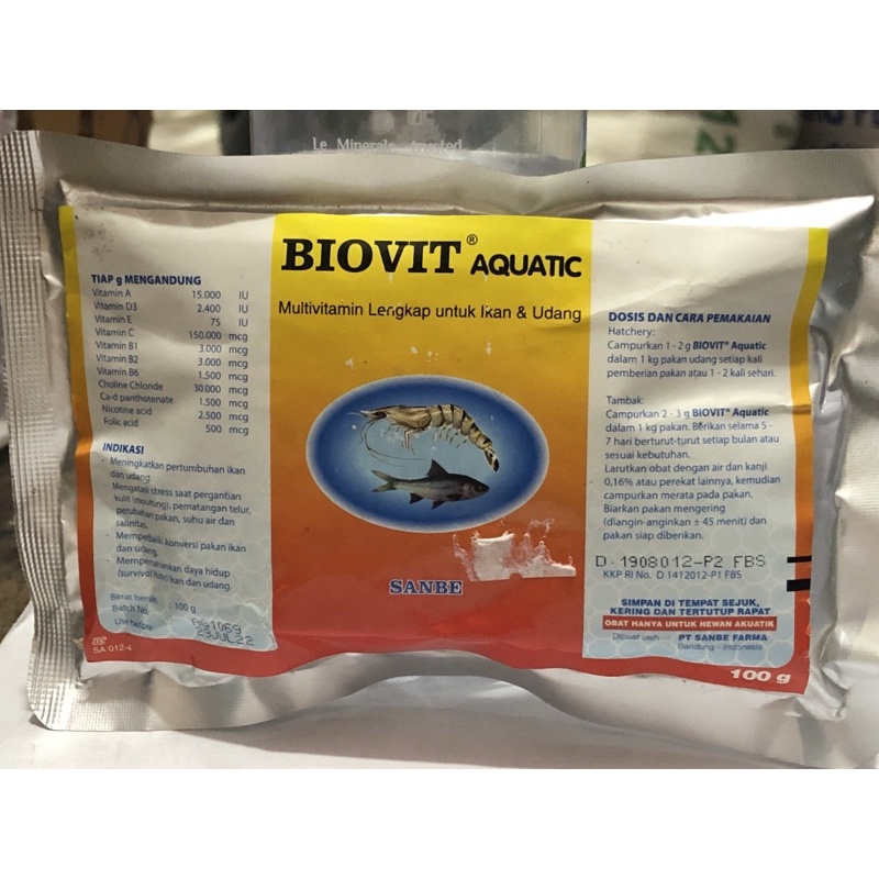 Biovit Aquatic (100 Grams) | Shopee Philippines