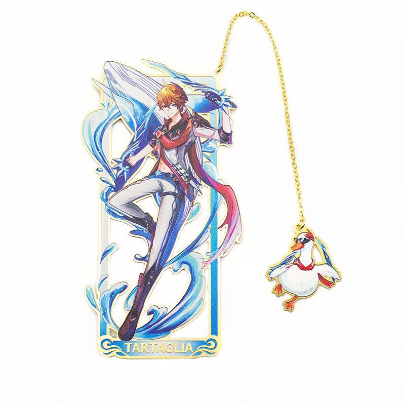 Genshin impact bookmark metal bookmark Raiden Shogun nahida kazuha ...