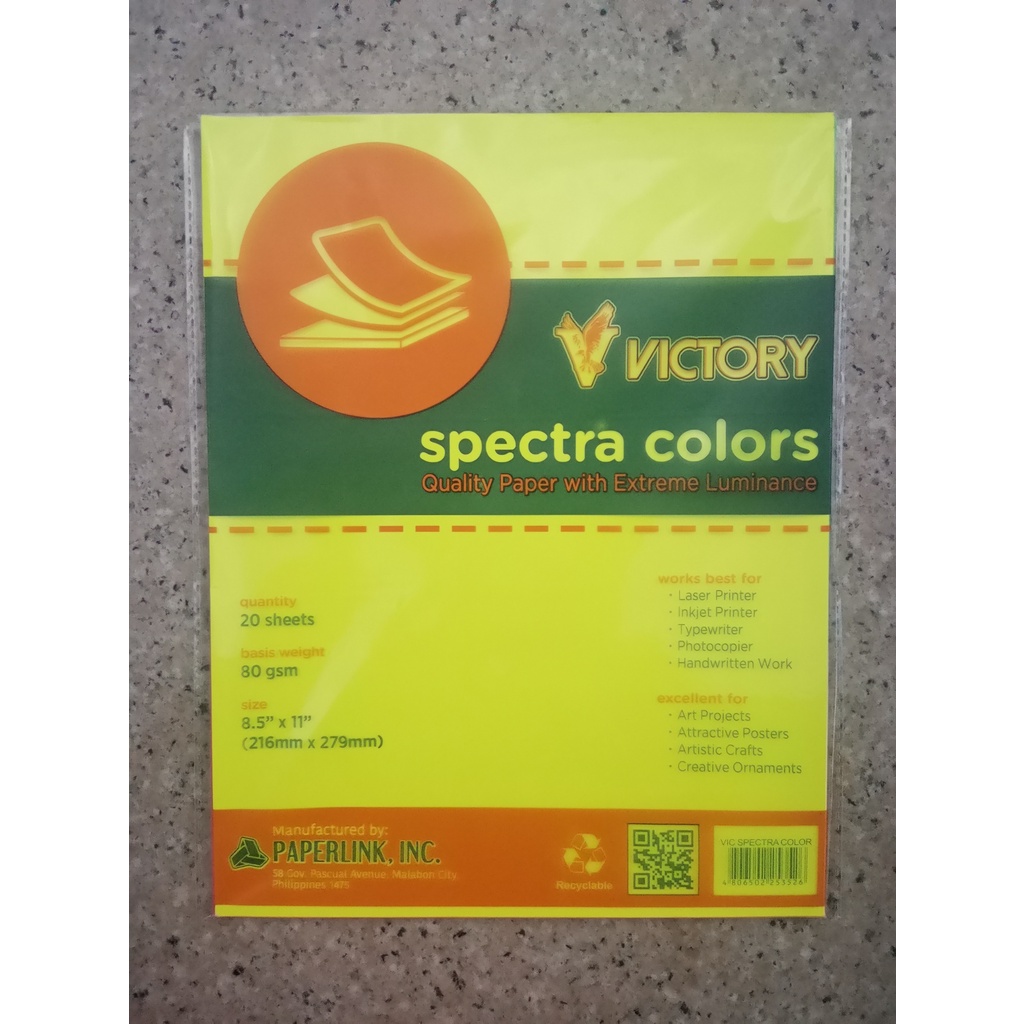 [Victory] Spectra Colors Paper | Shopee Philippines