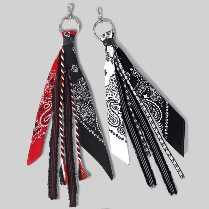 blg ️ Unisex Hip Hop Paisley Bandana Kerchief Wallet Chain Rock Punk ...