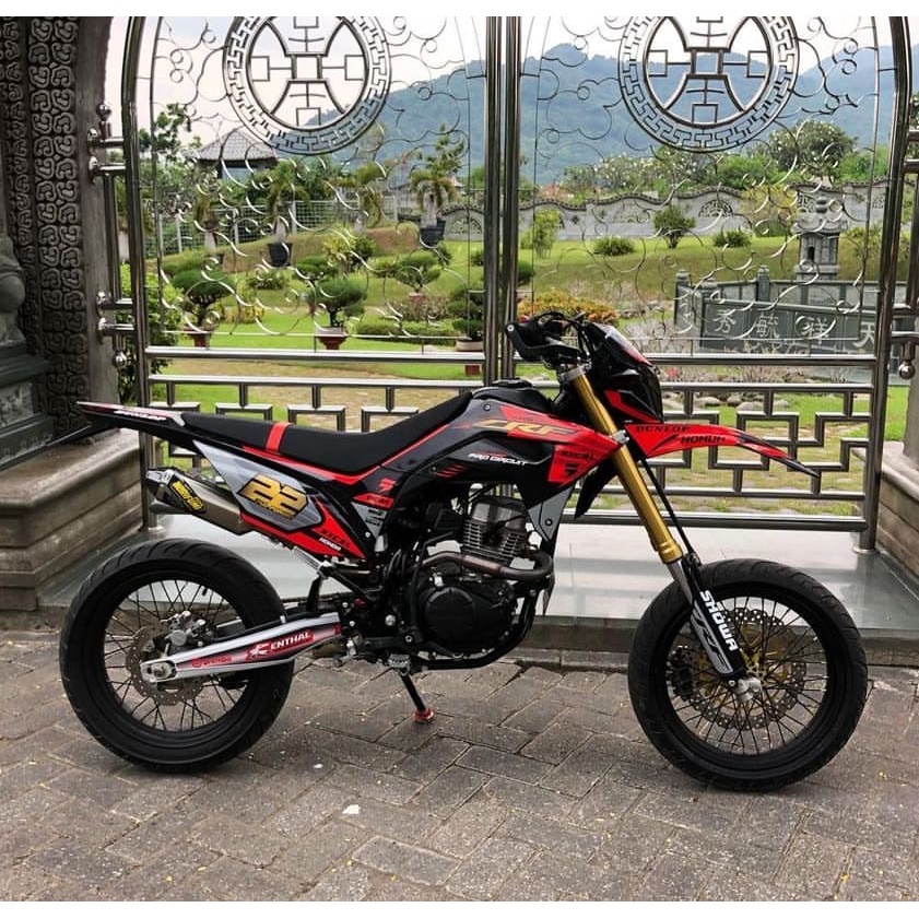 Decal CRF 150l - Dekal Sticker Fullbody Fullblock Honda CRF 150l Custom ...