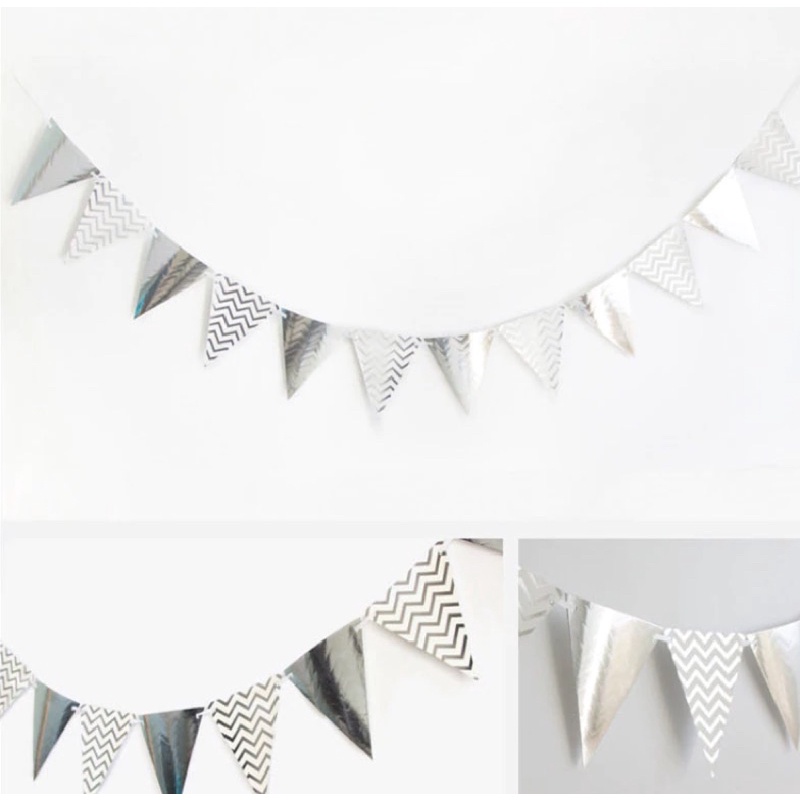 Triangle Flag String Birthday Decoration | Shopee Philippines