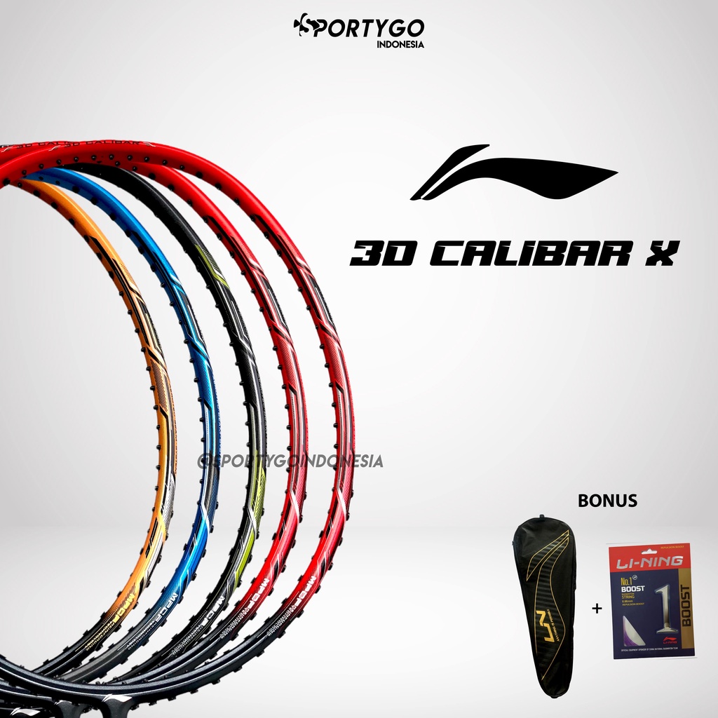 Original Lining 3D Calibar X Boost Combat Drive Racket | Shopee Philippines
