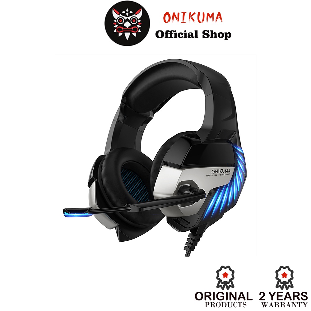Onikuma K5 Pro Gaming Headset Earphones with Noise Cancelling Mic & 7.1 ...