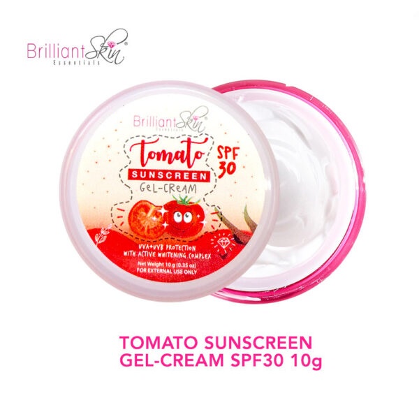 Brilliant Skin Tomato Sunscreen Gel Cream10g | Shopee Philippines