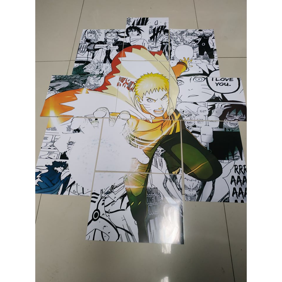 Naruto Shippuden Manga | Wall decor | Puzzle Poster | Shopee Philippines