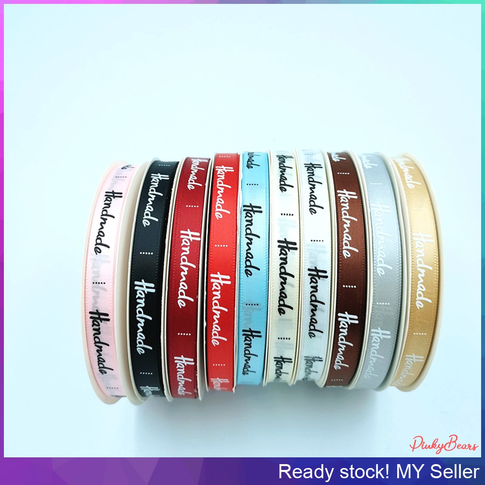 Handmade Wording 22m Ribbon For All Occasions Birthday Wishes Hand Made ...