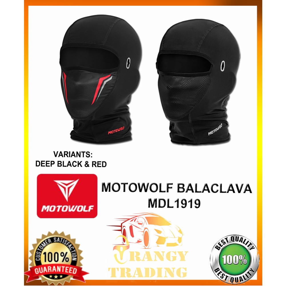 Motowolf Full Face Balaclava Mask for Motorcycle Riders - MDL1919 ...
