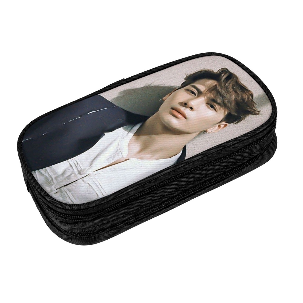Jackson Wang Kids Cartoon Fan Pencil Bag Comic Youth Pen Case Travel ...