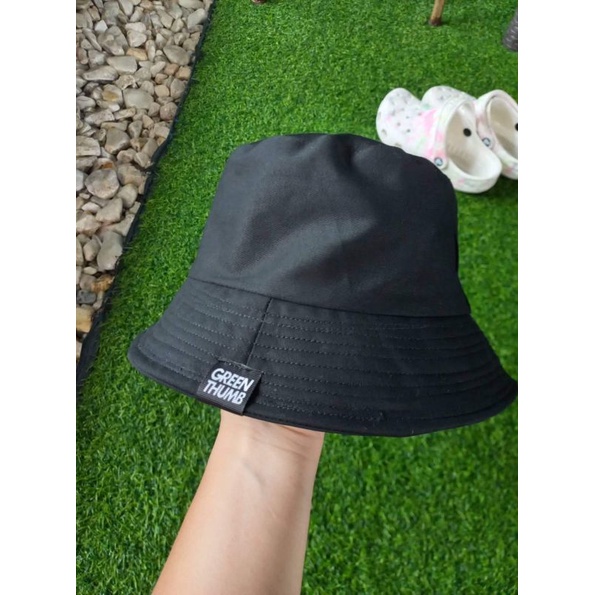 Plain Black Bucket Hat | Shopee Philippines