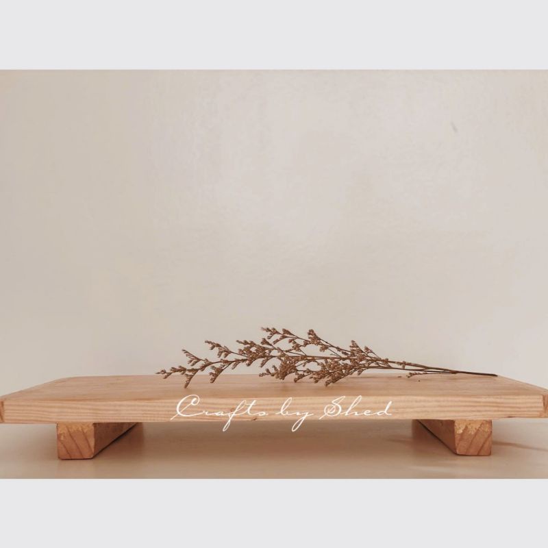 Wooden Display Food Tray Multipurpose Sushi Sashimi Nordic | Shopee ...
