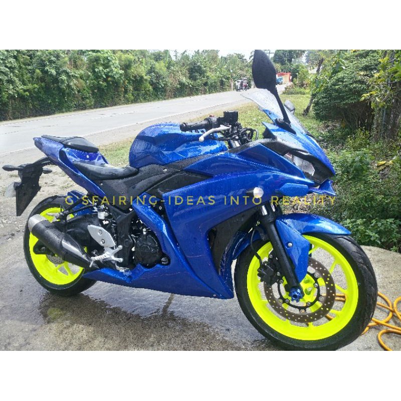 r3v1 belly pan / under cowl / under belly, Yamaha r3 version 1 | Shopee ...
