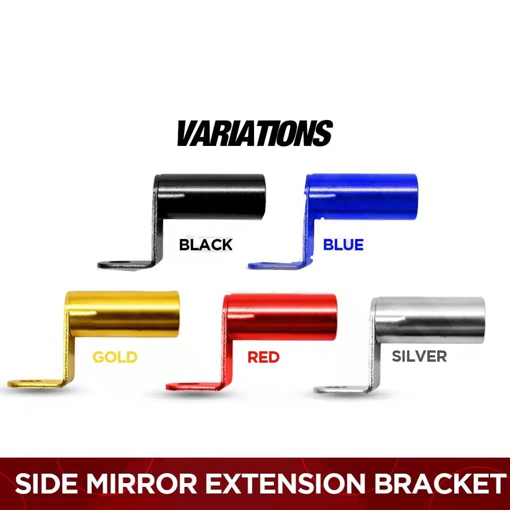 MOTORCYCLE SIDE MIRROR EXTENSION BRACKET (MOKOTO) | Shopee Philippines