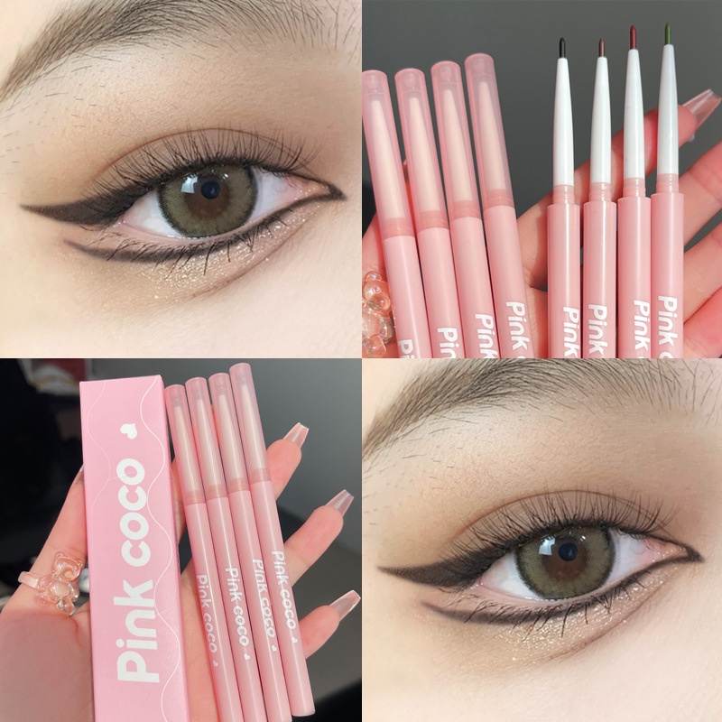 Pink Coco Ultra-fine Eyeliner Gel Pen Long-lasting Waterproof Non ...